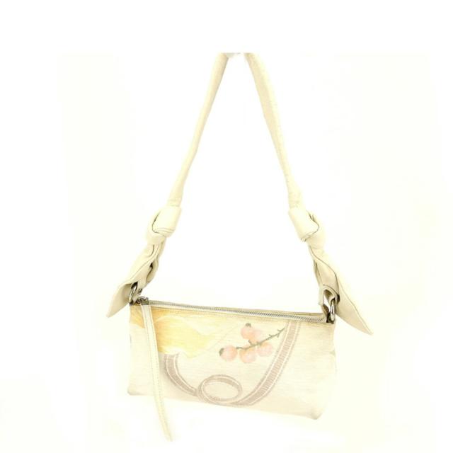 【BIGお買い物ラリー★30%OFFセール中】サルヴァトーレフェラガモ Salvatore Ferragamo ショルダーバッグ ホワイト 白 レディース 中古