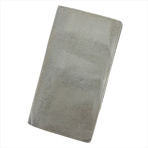 【X'masセール★30%OFF】ルイ・ヴィトン LOUIS VUITTON 札入れタイガ ポルトフォイユ・ロン グレー 灰色 レディース 中古