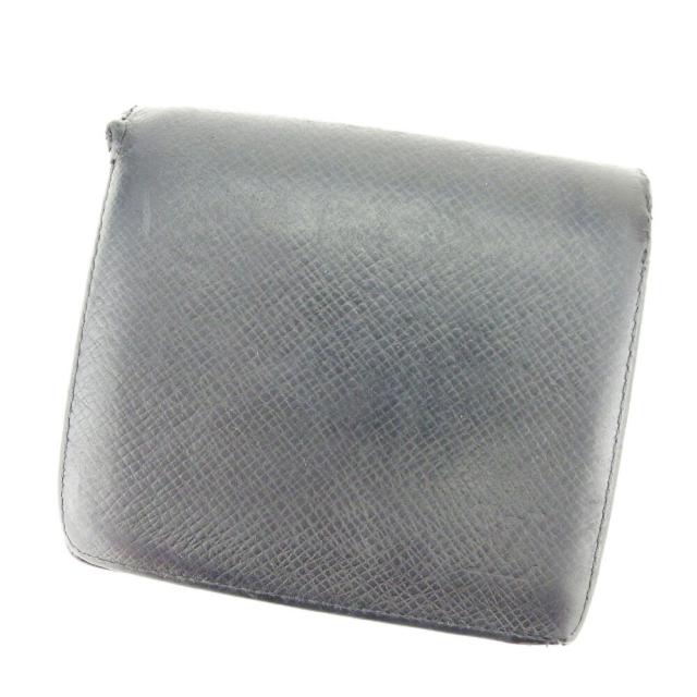 【BIGお買い物ラリー★30%OFFセール中】ルイ・ヴィトン LOUIS VUITTON 二つ折り財布タイガ ブラック レディース 中古