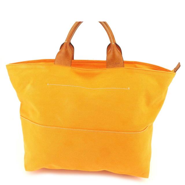【X'masセール★30%OFF】ミュウミュウ MIUMIU トートバッグ オレンジ レディース 中古