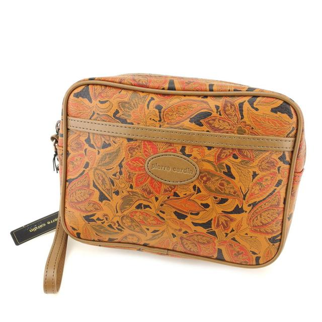 【BIGお買い物ラリー★30%OFFセール中】ピエール・バルマン PIERRE BALMAIN クラッチバッグ ブラウン レディース 中古