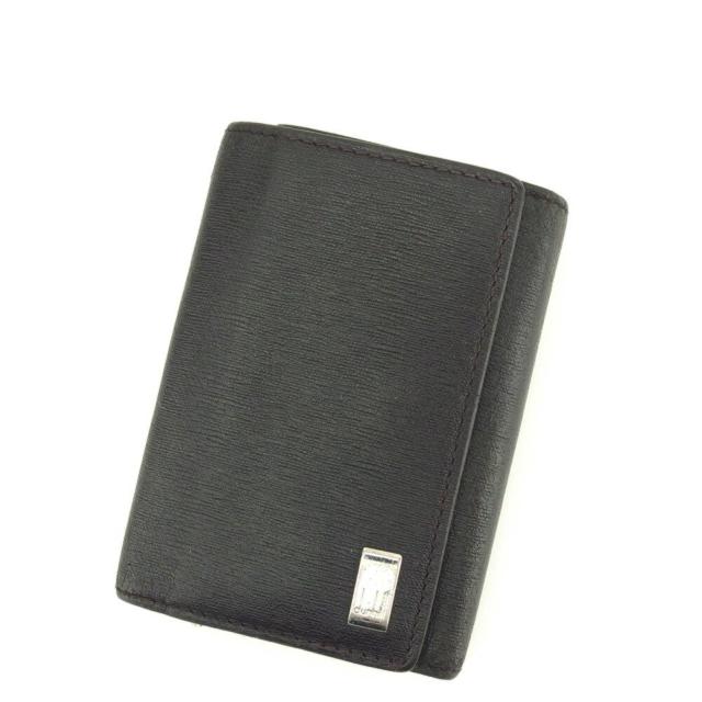 【BIGお買い物ラリー★30%OFFセール中】ダンヒル Dunhill キーケースサイドカー ブラウン シルバー レディース 中古