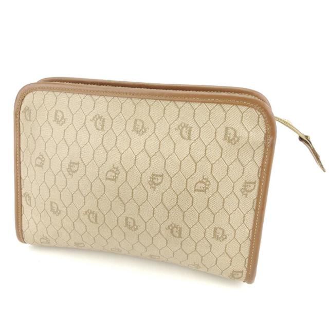 【BIGお買い物ラリー★30%OFFセール中】ディオール Dior クラッチバッグヴィンテージディオール ベージュ レディース 中古
