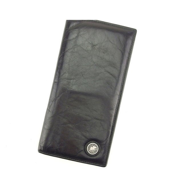 【BIGお買い物ラリー★30%OFFセール中】ハンティングワールド HUNTING WORLD 札入れエレファントマーク ブラック レディース 中古