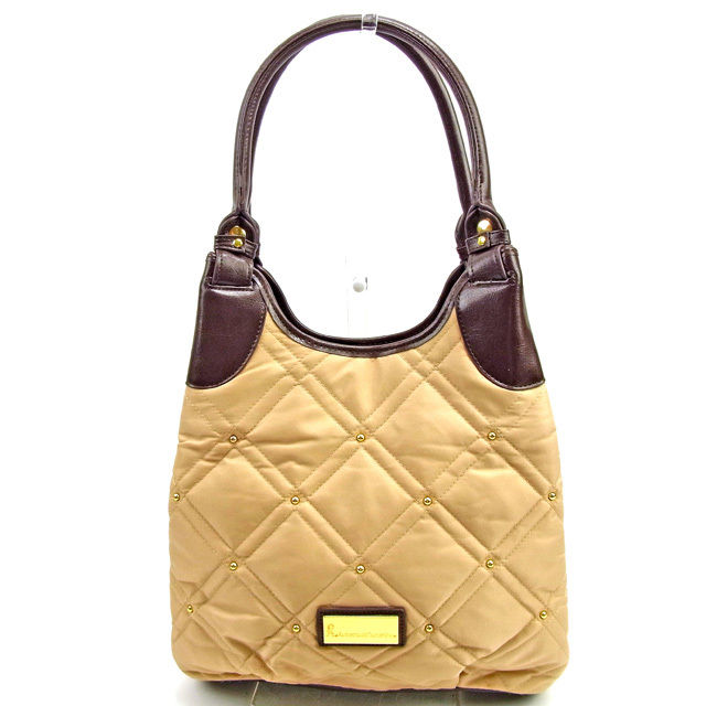 【BIGお買い物ラリー★30%OFFセール中】ロベルタ・ディ・カメリーノ Roberta di Camerino トートバッグ ブラウン×ベージュ レディース 中古