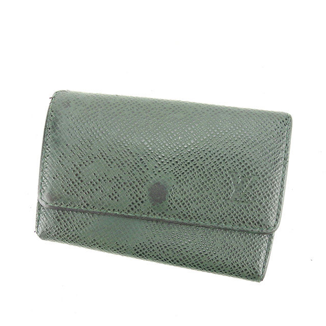 【BIGお買い物ラリー★30%OFFセール中】ルイ・ヴィトン LOUIS VUITTON キーケースタイガ ミュルティクレ6 エピセア（グリーン） レディース 中古