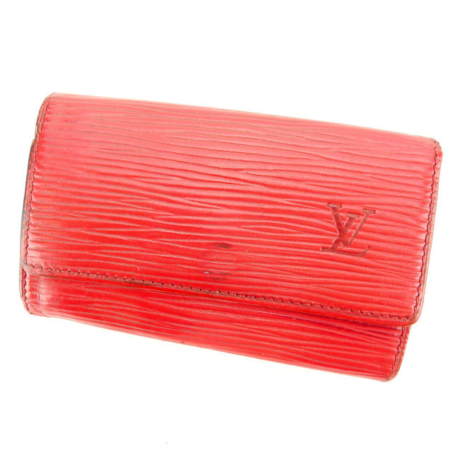 【X'masセール★30%OFF】ルイ・ヴィトン LOUIS VUITTON キーケースエピ ミュルティクレ6 カスティリアンレッド レディース 中古