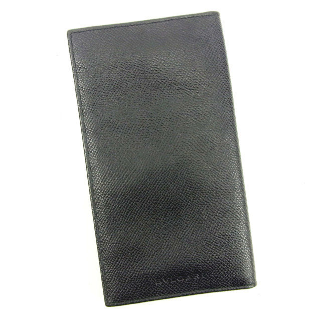 【X'masセール★30%OFF】ブルガリ BVLGARI 札入れ ブラック レディース 中古