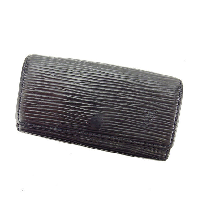 【BIGお買い物ラリー★30%OFFセール中】ルイ・ヴィトン LOUIS VUITTON キーケースエピ ミュルティクレ4 ノワール（ブラック） レディース 中古