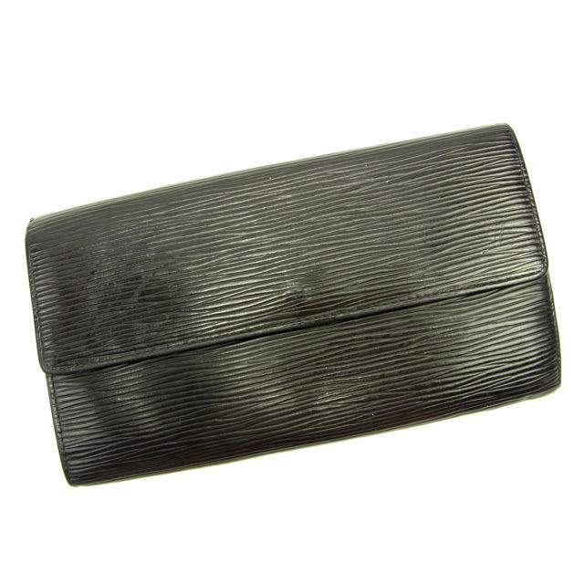 【X'masセール★30%OFF】ルイ・ヴィトン LOUIS VUITTON 長財布エピ ポシェットポルトモネクレディ ノワール（ブラック） レディース 中古