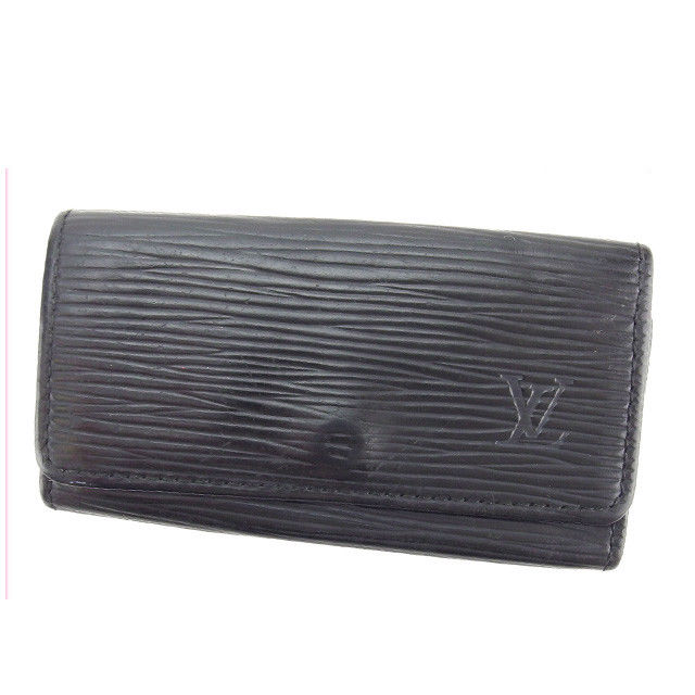 【BIGお買い物ラリー★30%OFFセール中】ルイ・ヴィトン LOUIS VUITTON キーケースエピ ミュルティクレ4 ノワール（ブラック） レディース 中古