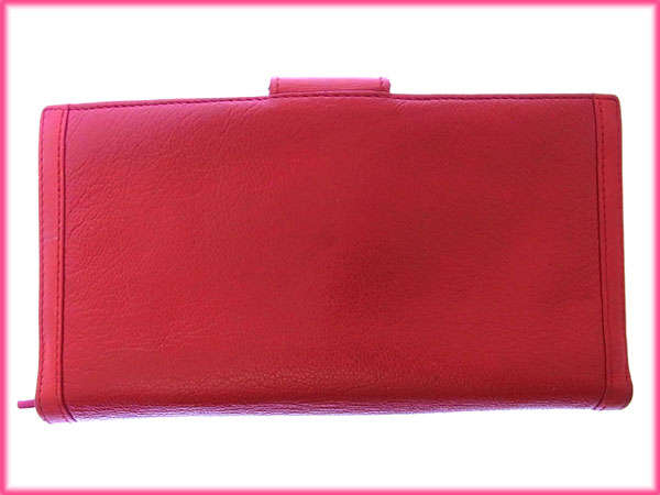 【BIGお買い物ラリー★30%OFFセール中】ブルガリ BVLGARI 長財布ドッピオトンド レッド×シルバー レディース 中古 ブルガリ BVLGARI 長財布ドッピオトンド レッド×シルバー レディース 中古