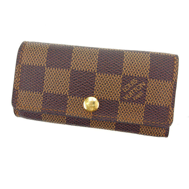 【X'masセール★30%OFF】ルイ・ヴィトン LOUIS VUITTON キーケースダミエ /ミュルティクレ4 14057 レディース 中古