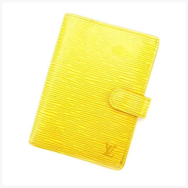 【BIGお買い物ラリー★30%OFFセール中】ルイ・ヴィトン LOUIS VUITTON 手帳カバーエピ /アジェンダPM タッシリイエロー レディース 中古