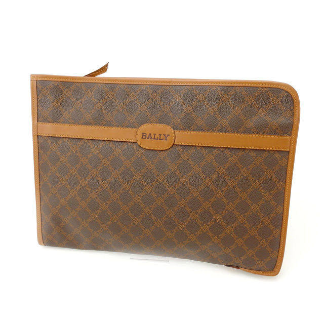 【BIGお買い物ラリー★30%OFFセール中】バリー BALLY ブリーフケース ブラウン レディース 中古