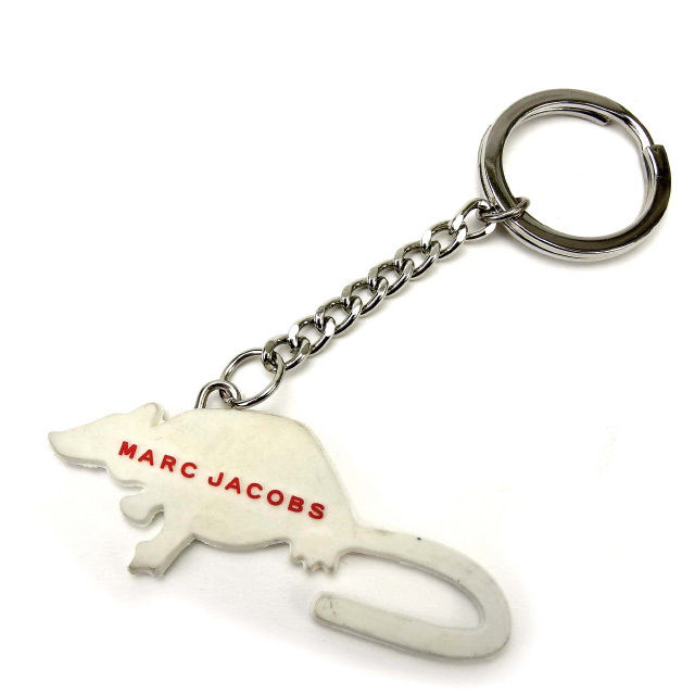 【BIGお買い物ラリー★30%OFFセール中】マークジェイコブス MARC JACOBS キーホルダー レッド レディース 中古