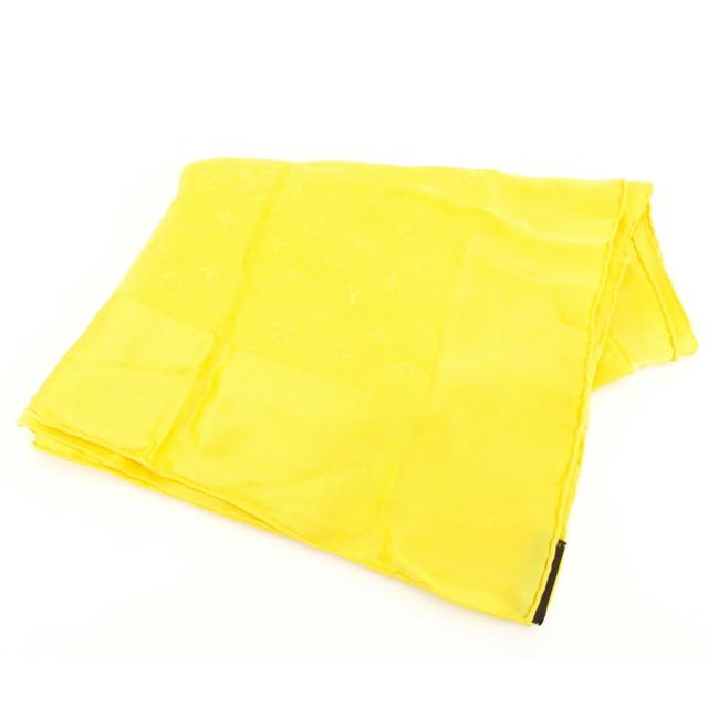 【BIGお買い物ラリー★30%OFFセール中】ルイ・ヴィトン LOUIS VUITTON スカーフモノグラム イエロー レディース 中古