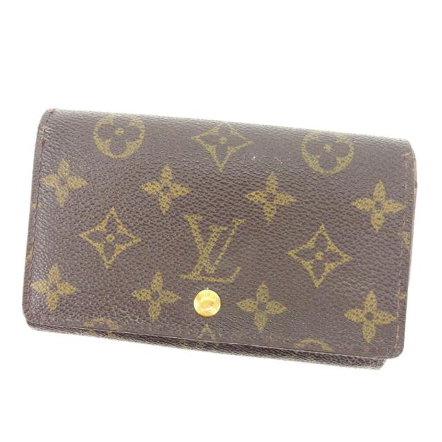 【BIGお買い物ラリー★30%OFFセール中】ルイ・ヴィトン LOUIS VUITTON 長財布モノグラム /ポルトモネビエトレゾール ブラウン レディース 中古