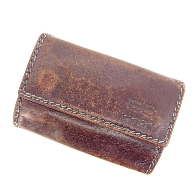 【X'masセール★30%OFF】バレンシアガ BALENCIAGA キーケースその他 ブラウン レディース 中古