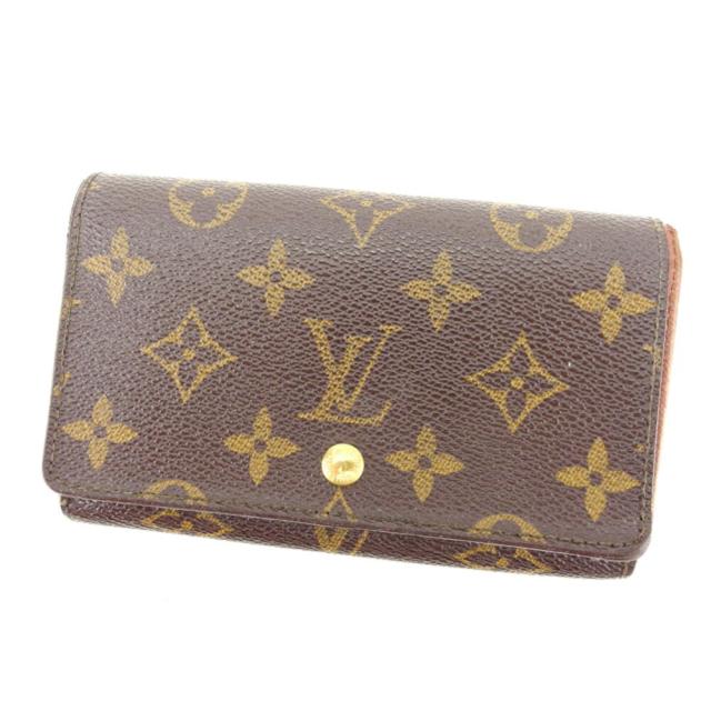 【BIGお買い物ラリー★30%OFFセール中】ルイ・ヴィトン LOUIS VUITTON 長財布モノグラム /ポルトモネビエトレゾール ブラウン レディース 中古