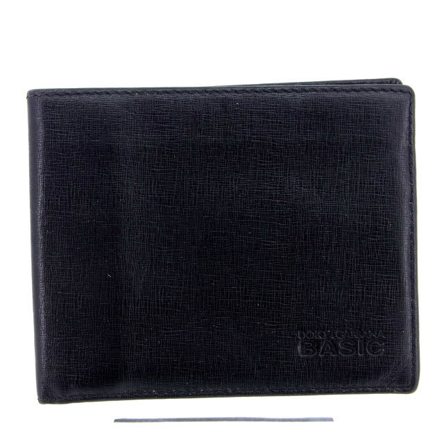 【BIGお買い物ラリー★30%OFFセール中】ドルチェアンドガッバーナ DOLCE&GABBANA 二つ折り財布 ブラック レディース 中古