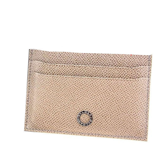 【X'masセール★30%OFF】ブルガリ BVLGARI カードケースロゴ 14059 レディース 中古