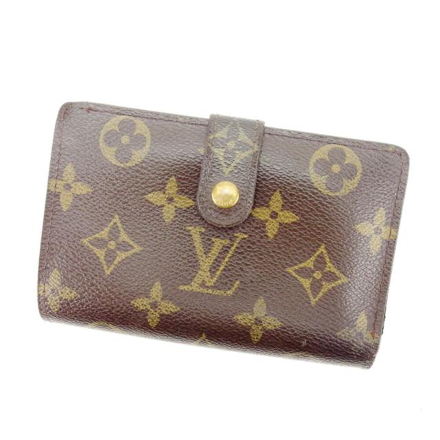 【BIGお買い物ラリー★30%OFFセール中】ルイ・ヴィトン LOUIS VUITTON 二つ折り財布モノグラム ポルトフォイユ・ヴィエノワ ブラウン レディース 中古