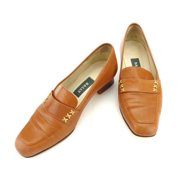 【X'masセール★30%OFF】バリー BALLY パンプス ライトブラウン レディース 中古