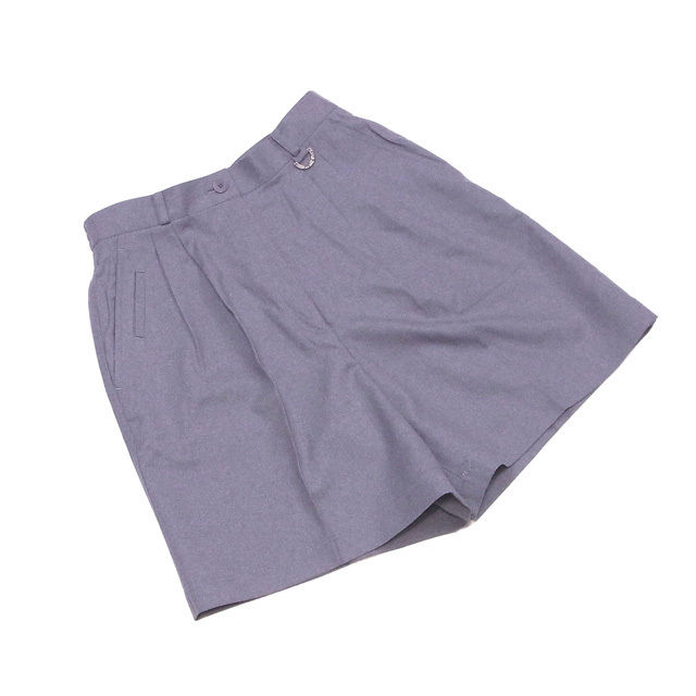 【BIGお買い物ラリー★30%OFFセール中】ディオール Dior パンツハーフ ♯Lサイズ スポーツライン グレー×シルバー レディース 中古