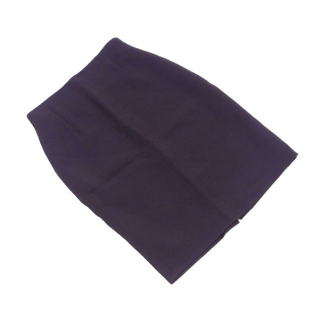 【BIGお買い物ラリー★30%OFFセール中】フェンディ FENDI スカートボーダーライン ♯USA6サイズ ダークブラウン レディース 中古