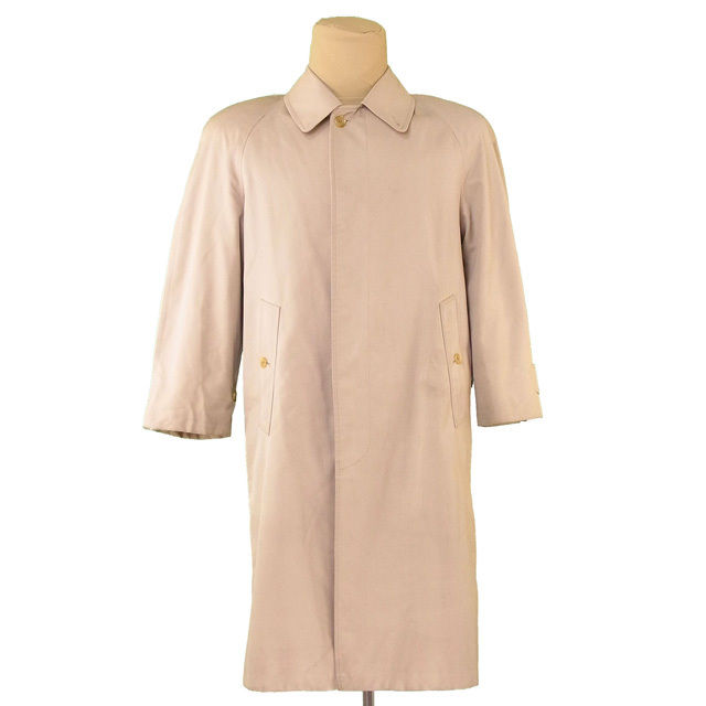 【X'masセール★30%OFF】バーバリー BURBERRY トレンチコートステンカラー シングル ベージュ レディース 中古