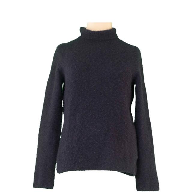 【BIGお買い物ラリー★30%OFFセール中】グッチ GUCCI ニットタートルネック ♯Sサイズ ブラック レディース 中古
