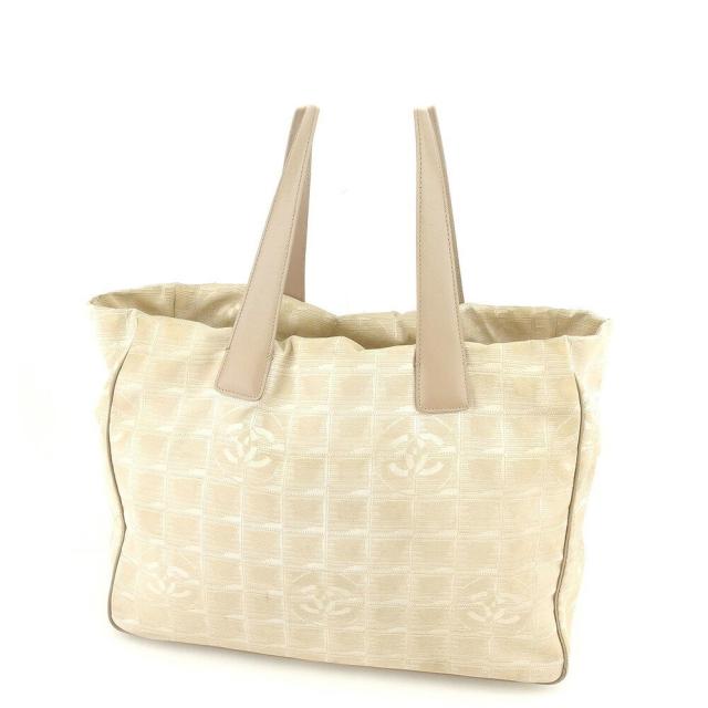 【BIGお買い物ラリー★30%OFFセール中】シャネル CHANEL トートバッグニュートラベルライン ニュートラベルライントートMM ベージュ レディース 中古