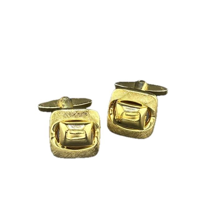 【X'masセール★30%OFF】クリスチャンディオール Christian Dior カフス ゴールド 金属 ユニセックス 中古