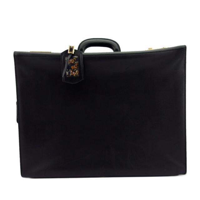 【BIGお買い物ラリー★30%OFFセール中】サルヴァトーレフェラガモ Salvatore Ferragamo トランクダイヤルロック ブラック レディース 中古