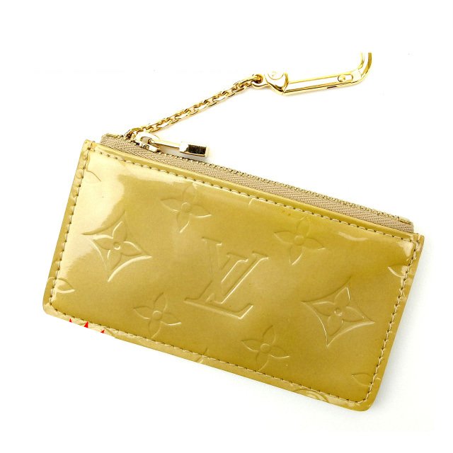 【BIGお買い物ラリー★30%OFFセール中】ルイ・ヴィトン LOUIS VUITTON ケースヴェルニ /ポシェットクレ ベージュ 中古