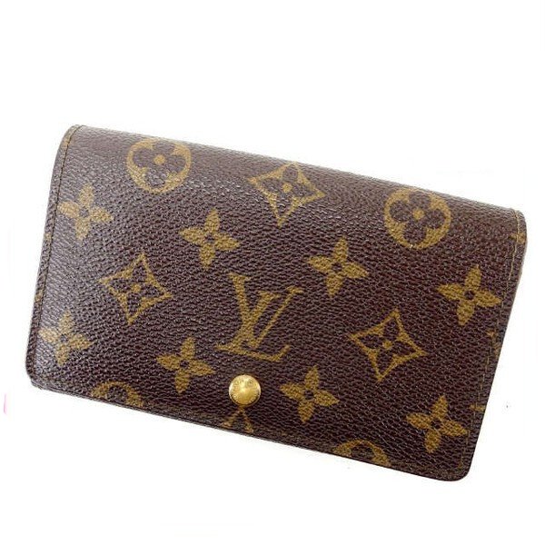 【BIGお買い物ラリー★30%OFFセール中】ルイ・ヴィトン LOUIS VUITTON 二つ折り財布 14057 PVC×レザ- レディース 中古