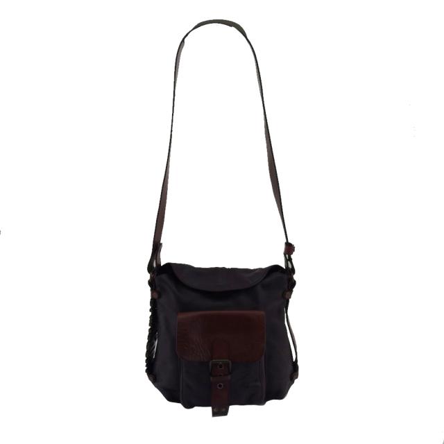 【X'masセール★30%OFF】モスキーノ MOSCHINO ショルダーバッグ ブラウン×ダークブラウン レディース 中古