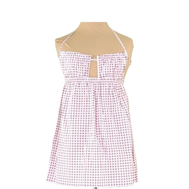 【BIGお買い物ラリー★30%OFFセール中】クロエ Chloe キャミソールフラワー 花柄 ♯40サイズ ホワイト 白 ベージュ ブラウンピンク 中古