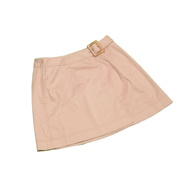 【BIGお買い物ラリー★30%OFFセール中】プラダ PRADA スカートウエストベルト ♯42サイズ ベージュ系 レディース 中古