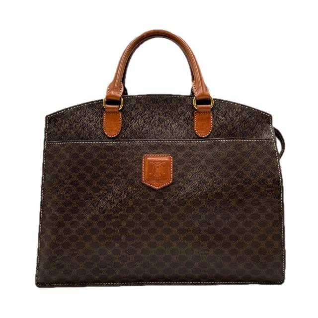 【BIGお買い物ラリー★30%OFFセール中】セリーヌ CELINE ハンドバッグマカダム ブラウン レディース 中古
