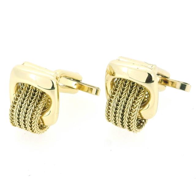 【X'masセール★30%OFF】ディオール Dior カフスチェーンモチーフ ゴールド レディース 中古