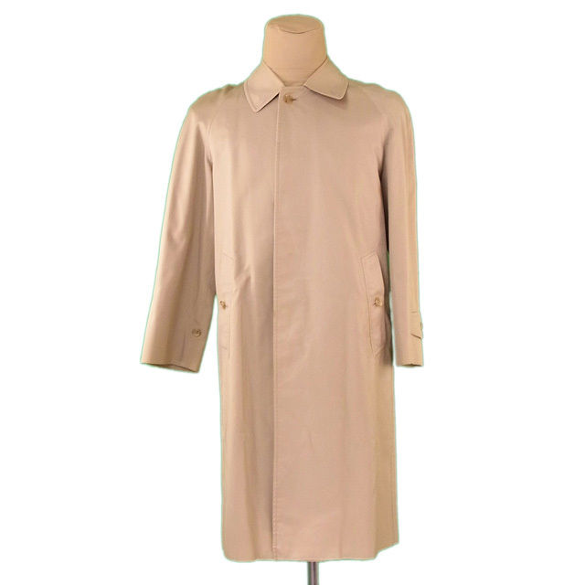【BIGお買い物ラリー★30%OFFセール中】バーバリー BURBERRY トレンチコートステンカラー シングル ベージュ レディース 中古