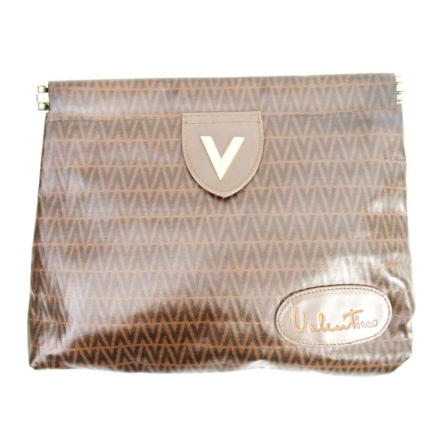 【X'masセール★30%OFF】マリオ・ヴァレンティノ MARIO VALENTINO クラッチバッグ ブラウン レディース