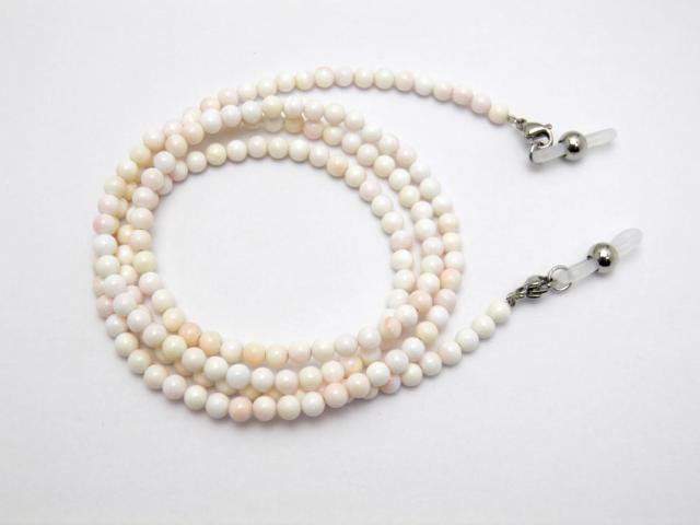 クイーンコンクシェル (3A) 4mm メガネチェーン 眼鏡/めがね用品