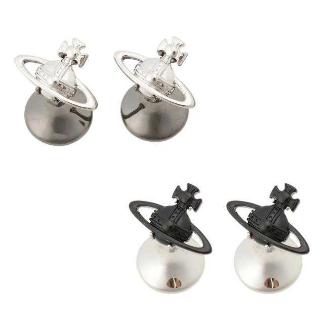 【商品レビューでポイント＋5％】 Vivienne Westwood ヴィヴィアンウエストウッド SUZON ORB CUFFLINKS カフス シルバー ルテニウム アクセサリー 【65030004 02P008 / 02S010】