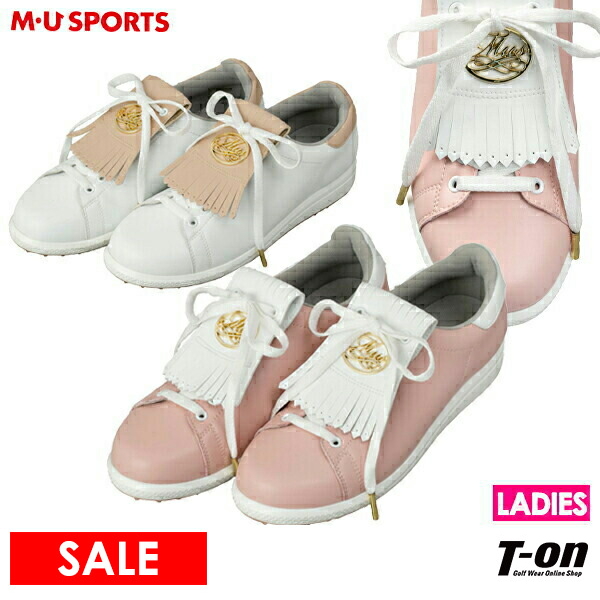 【50％OFFセール】ゴルフシューズ レディース MUスポーツ エムユー スポーツ M.U SPORTS MUSPORTS ゴルフ 703h1602