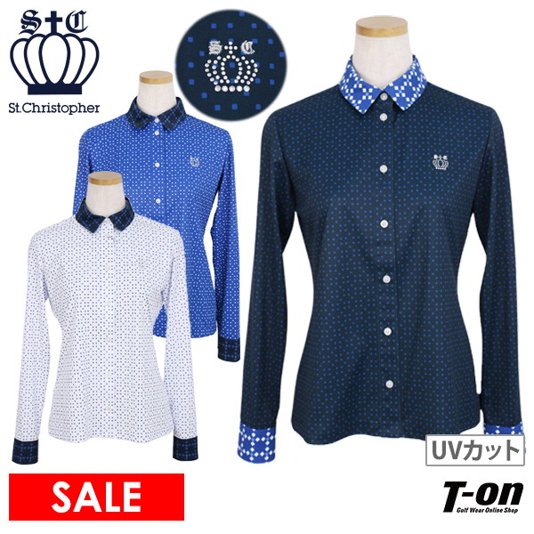 【30％OFFセール】ポロシャツ レディース セントクリストファー St.Christopher  ゴルフウェア tl45200