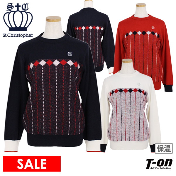 【30％OFFセール】セーター レディース セントクリストファー St.Christopher  ゴルフウェア tl45301
