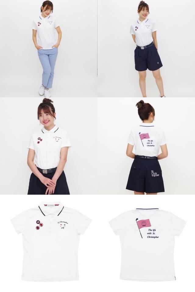 30％OFFセール】ポロシャツ レディース セントクリストファー St